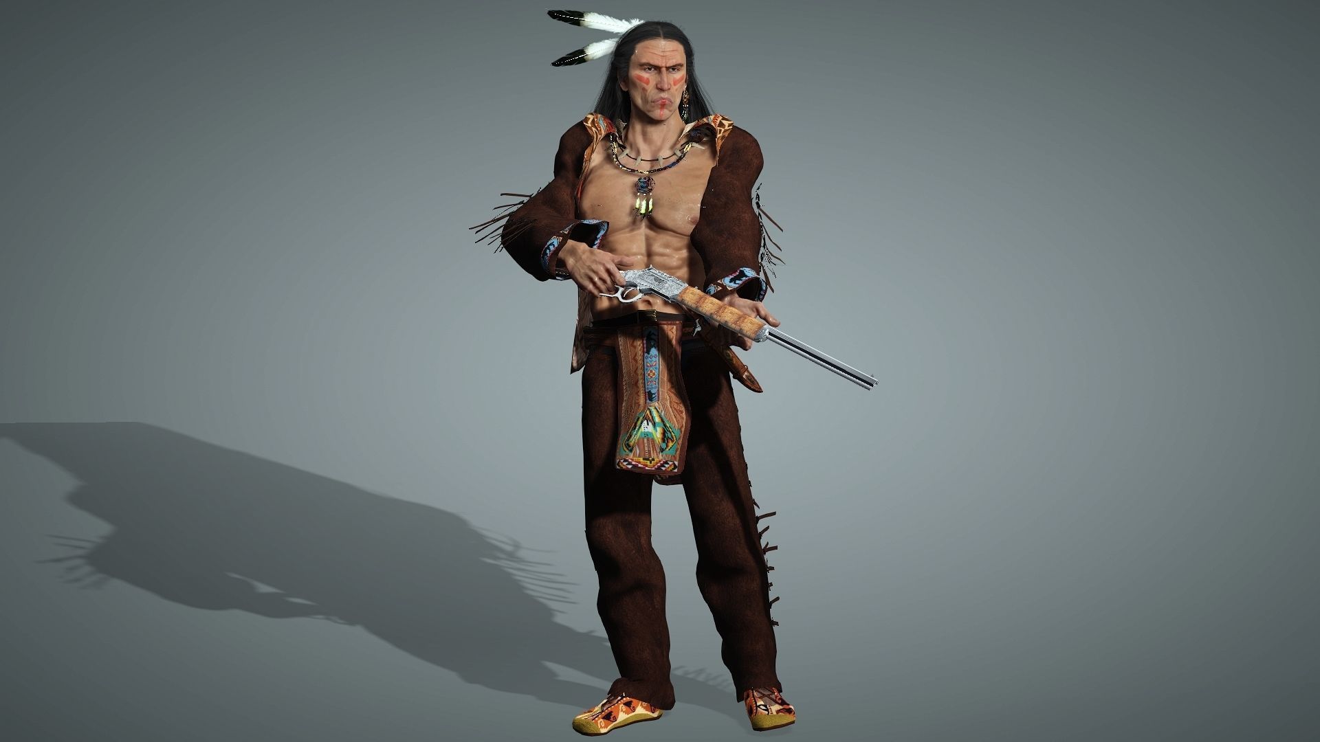 Apache High quality character full Rigged and Animated 3D model ...