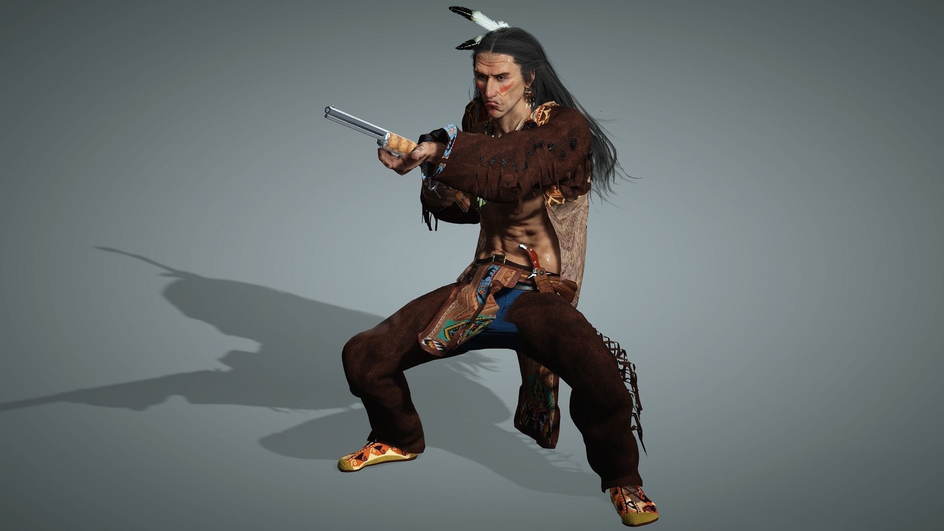 Apache High quality character full Rigged and Animated 3D model ...