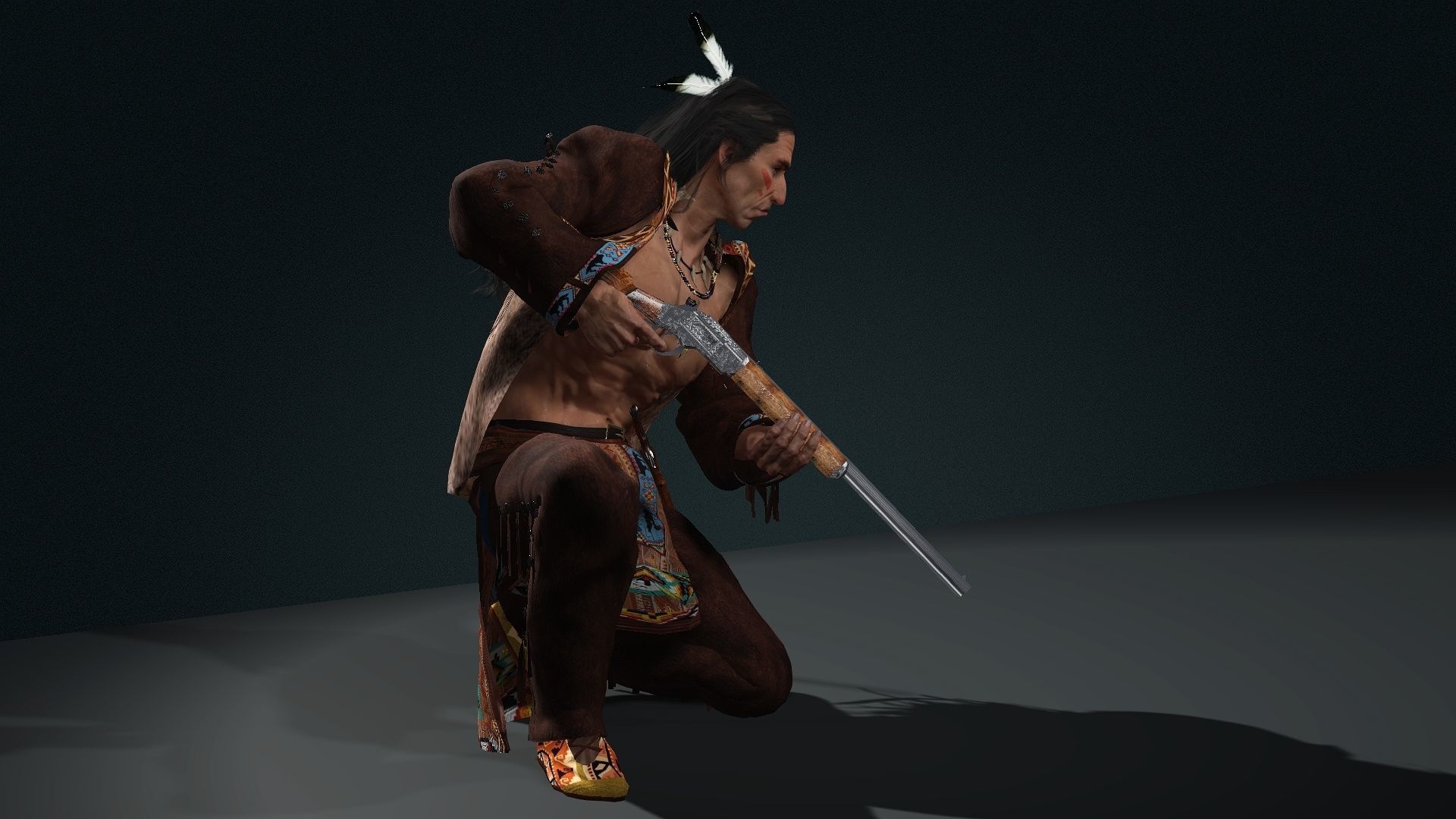 Apache High quality character full Rigged and Animated 3D model ...