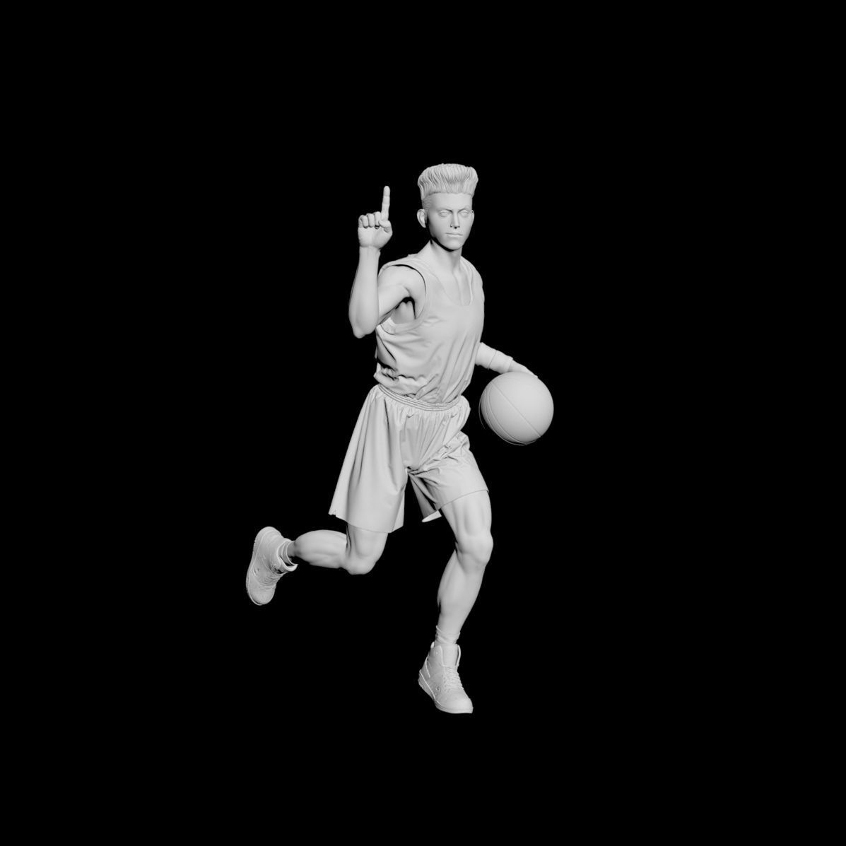 Slam dunk Miyagi Ryota figure 3d printable 3D model 3D printable | CGTrader
