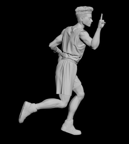 Slam dunk Miyagi Ryota figure 3d printable 3D model 3D printable | CGTrader
