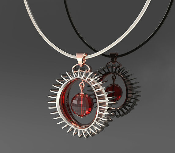 Pendant funny shape 3D model | CGTrader