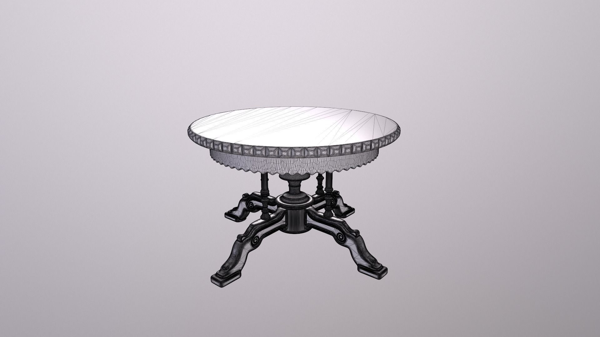 Nanite Unreal Engine 5 - Victorian Table 3D model | CGTrader