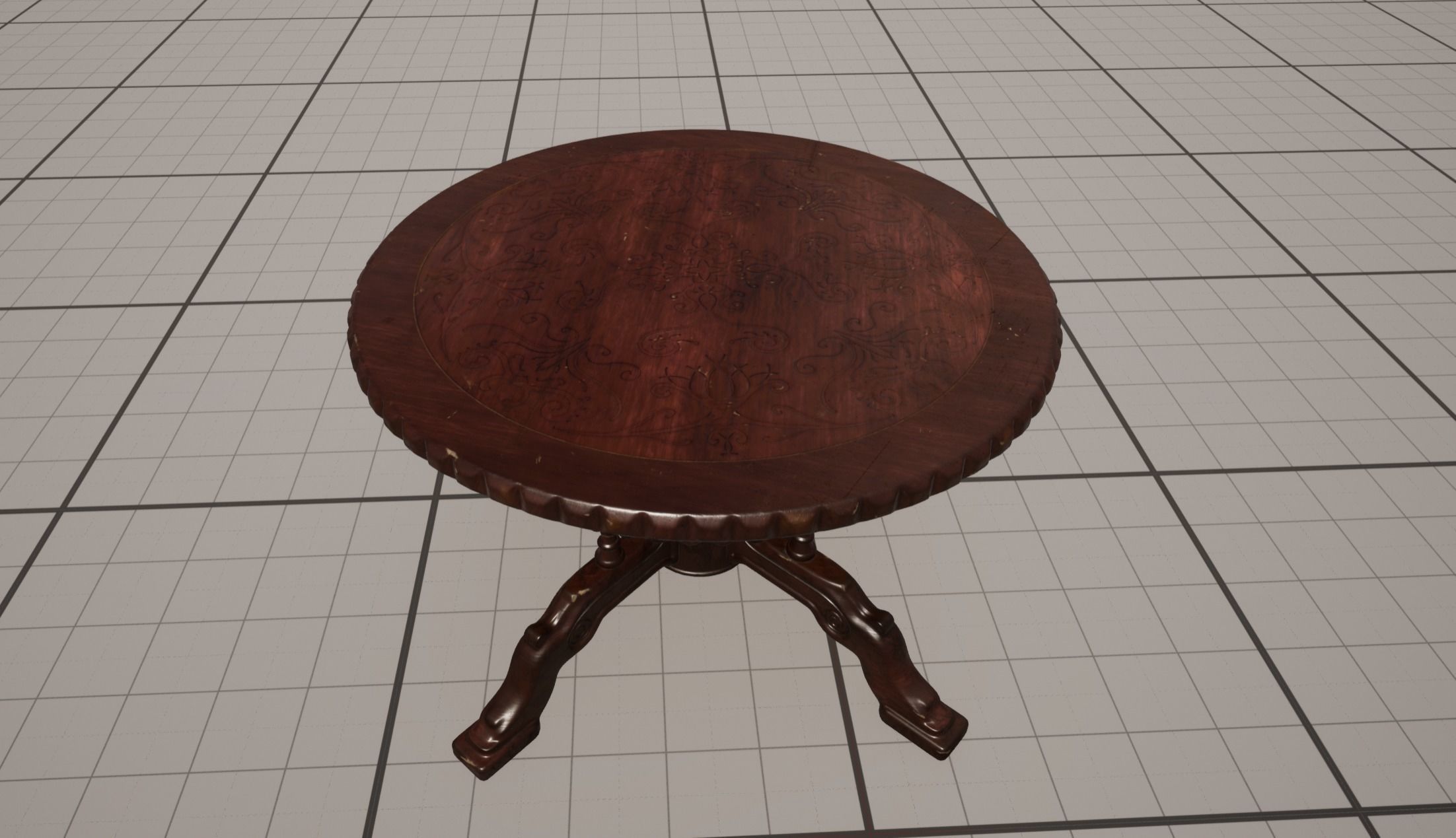 Nanite Unreal Engine 5 - Victorian Table 3D model | CGTrader