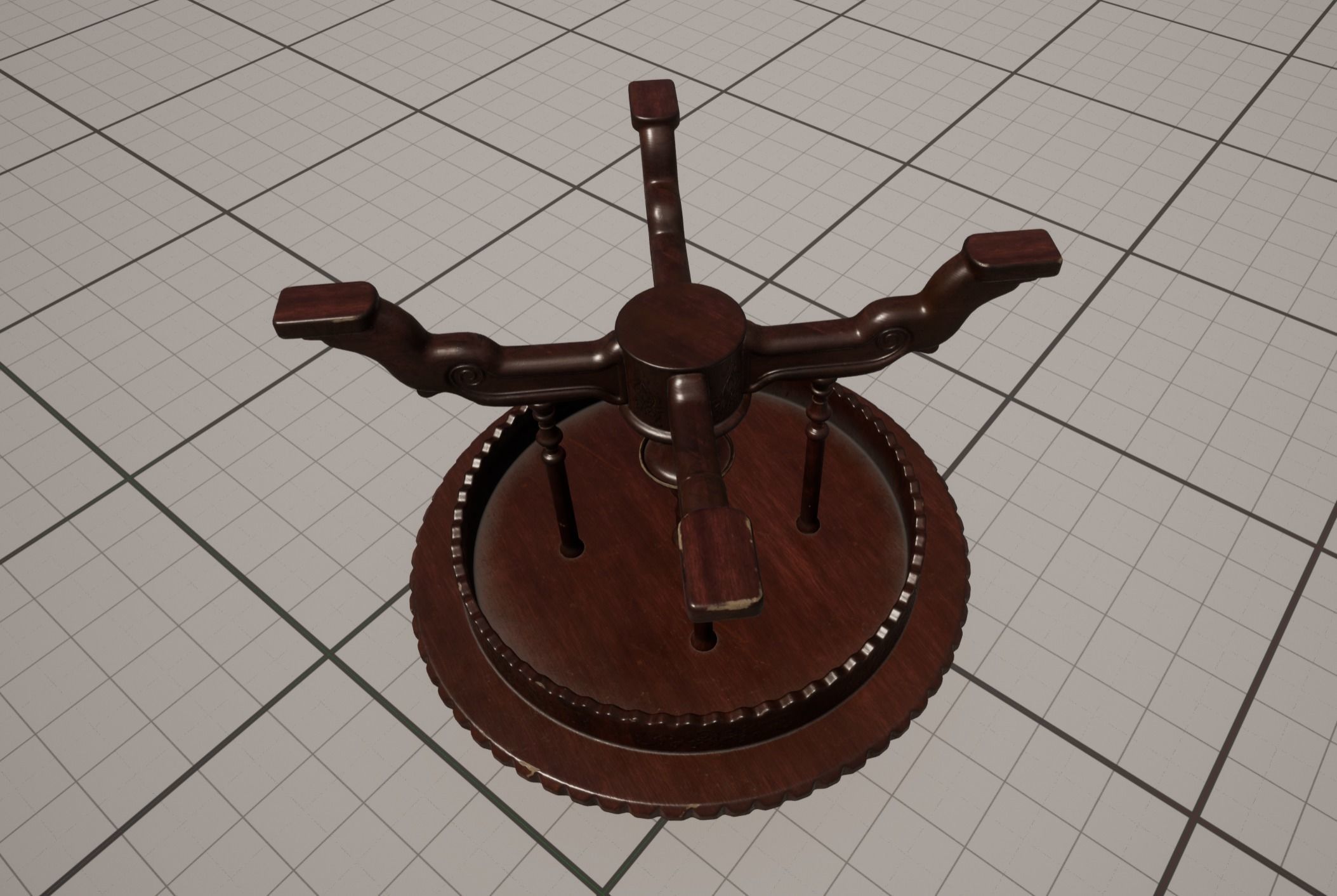 Nanite Unreal Engine 5 - Victorian Table 3D model | CGTrader