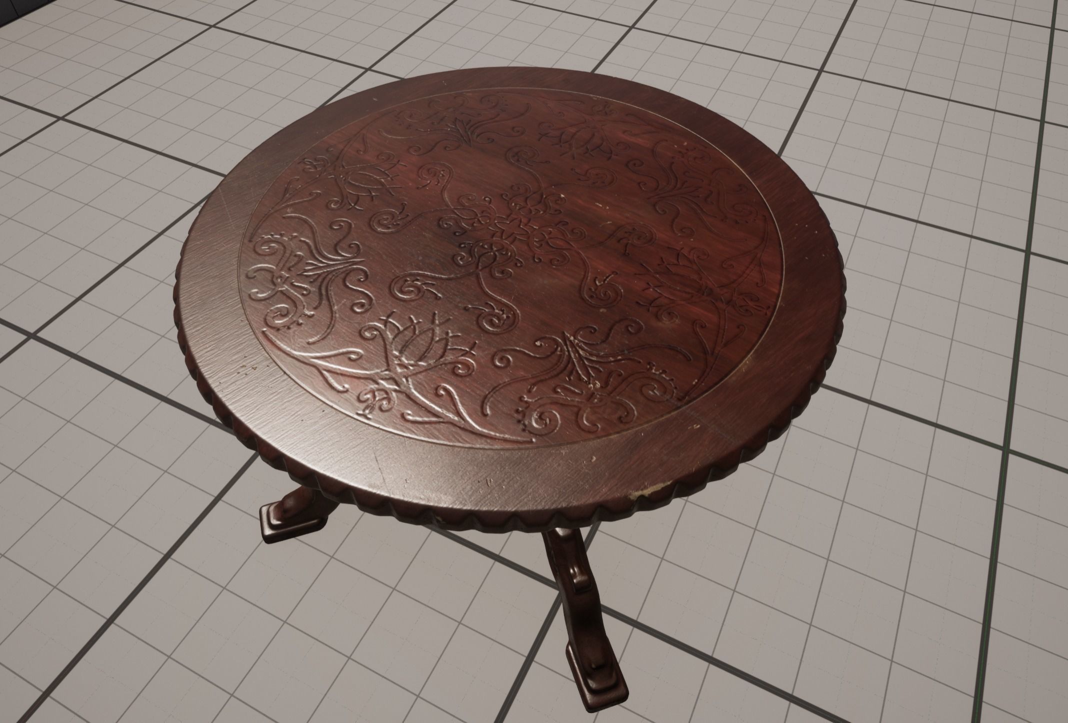 Nanite Unreal Engine 5 - Victorian Table 3D model | CGTrader