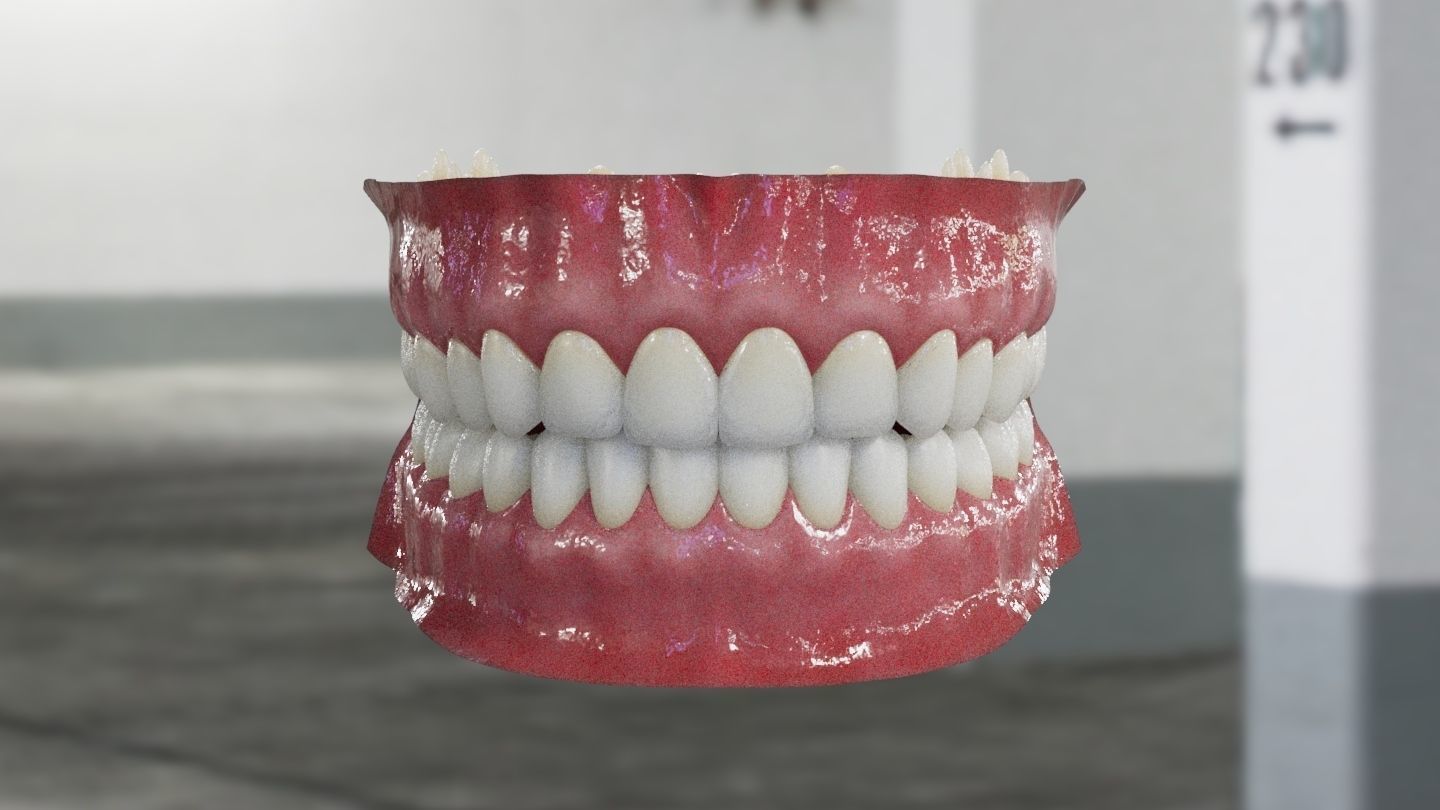 3D model Mouth dental and tounge VR / AR / low-poly | CGTrader