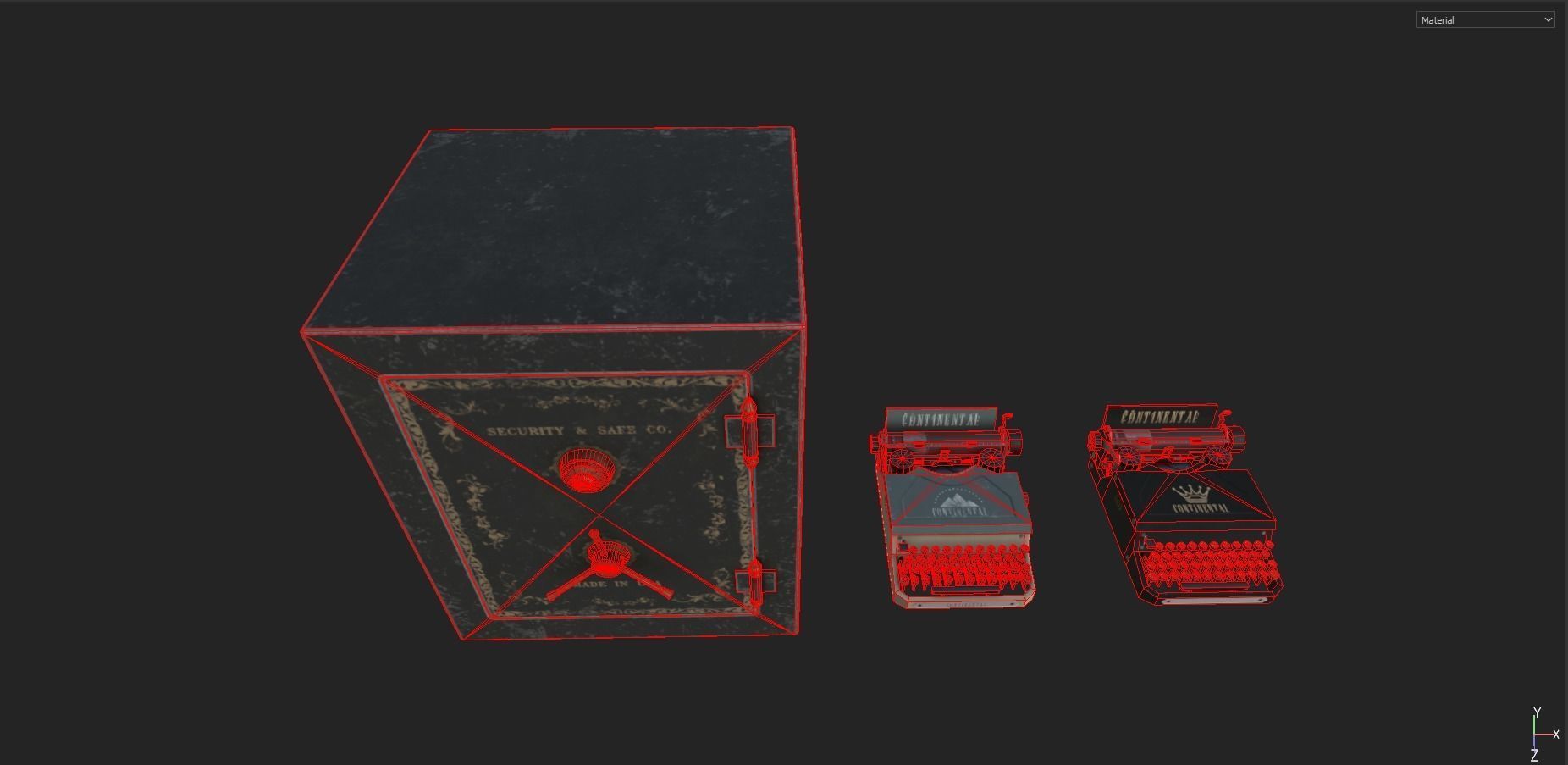 3D model Bank Prop Pack 1 VR / AR / low-poly | CGTrader