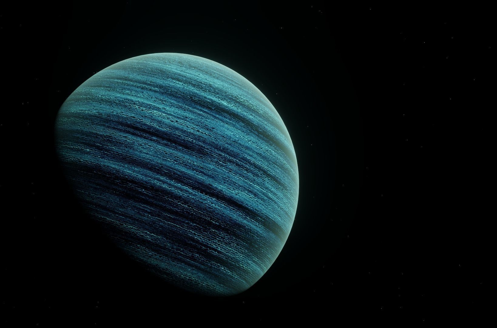 Planet Space Gas Giant Ready to game free VR / AR / low-poly 3D model ...