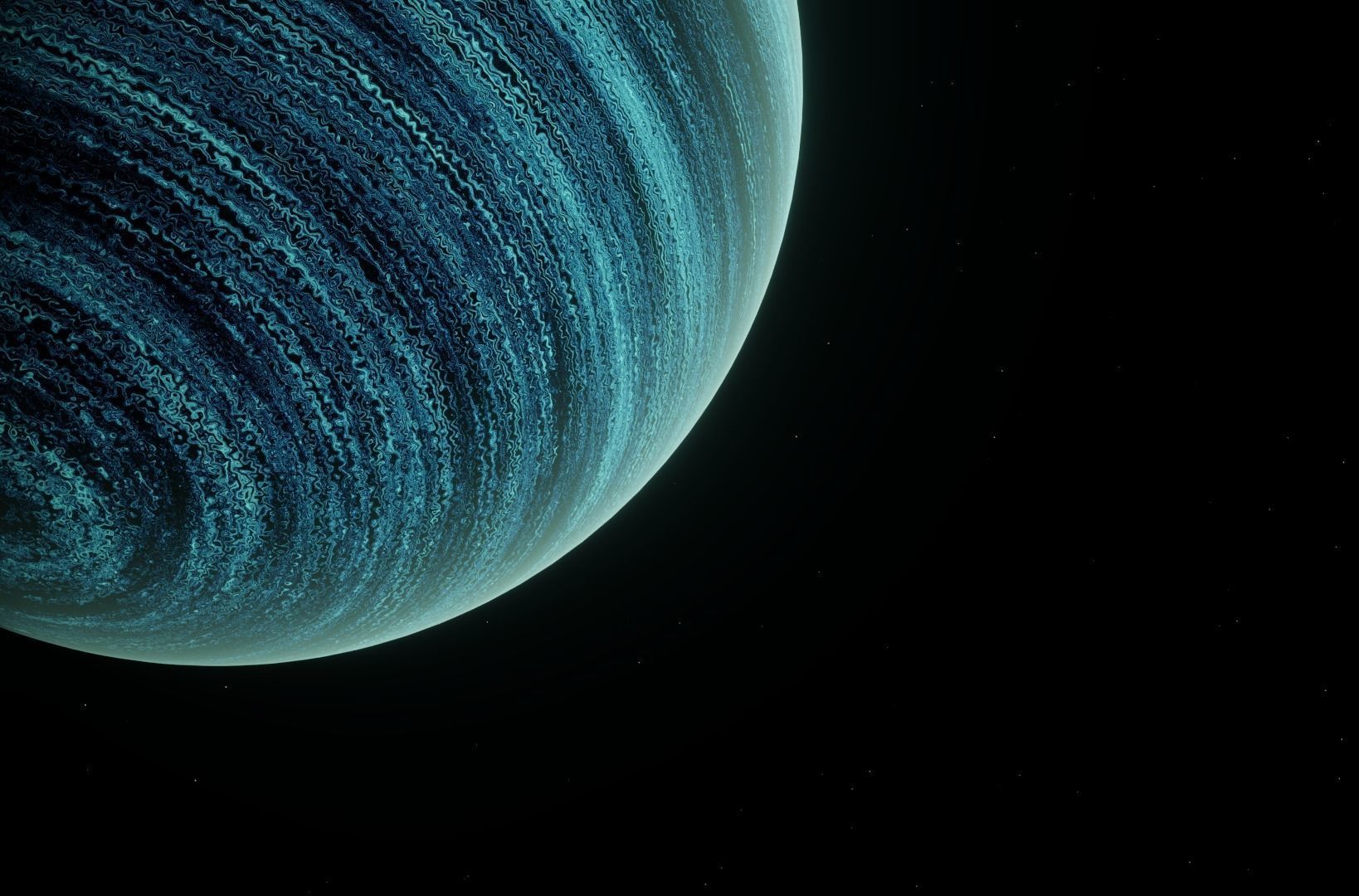 Planet Space Gas Giant Ready to game free VR / AR / low-poly 3D model ...