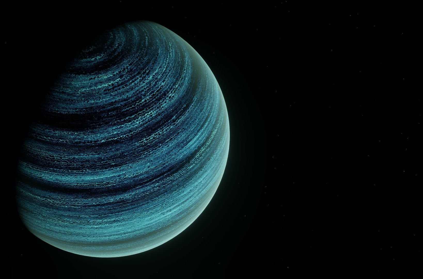 Planet Space Gas Giant Ready to game free VR / AR / low-poly 3D model ...