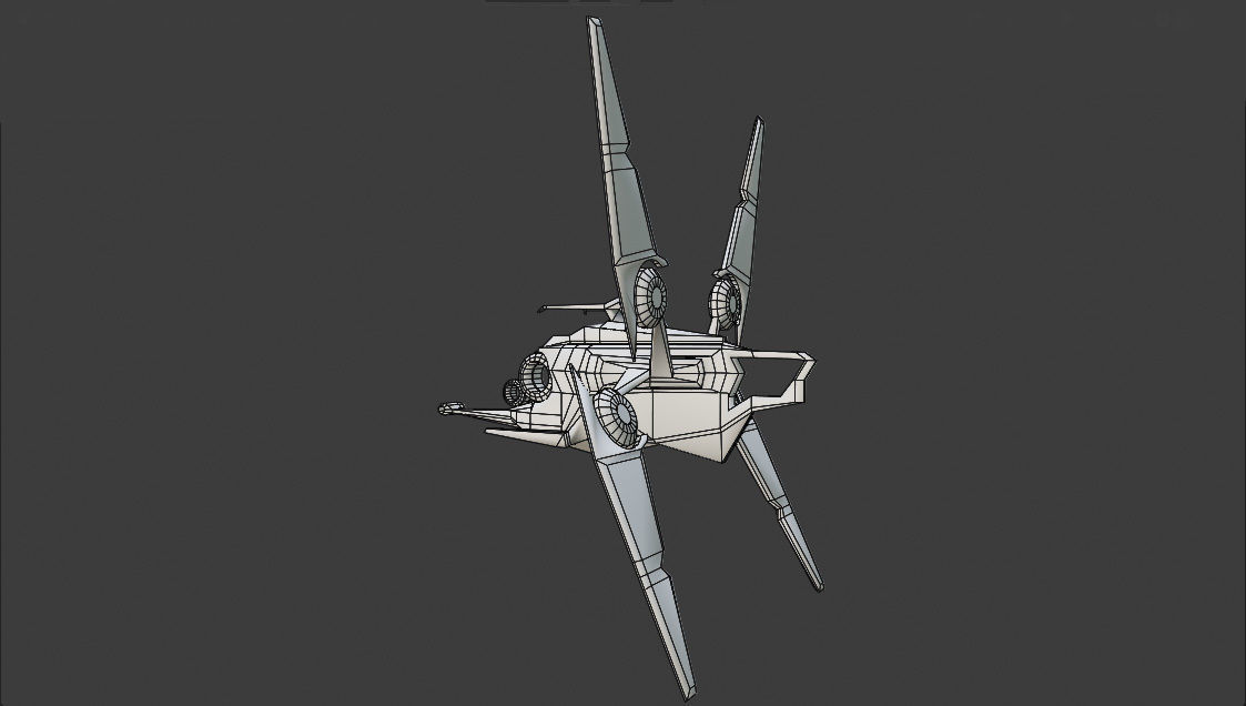 3D model Colibri Drone spaceship VR / AR / low-poly | CGTrader