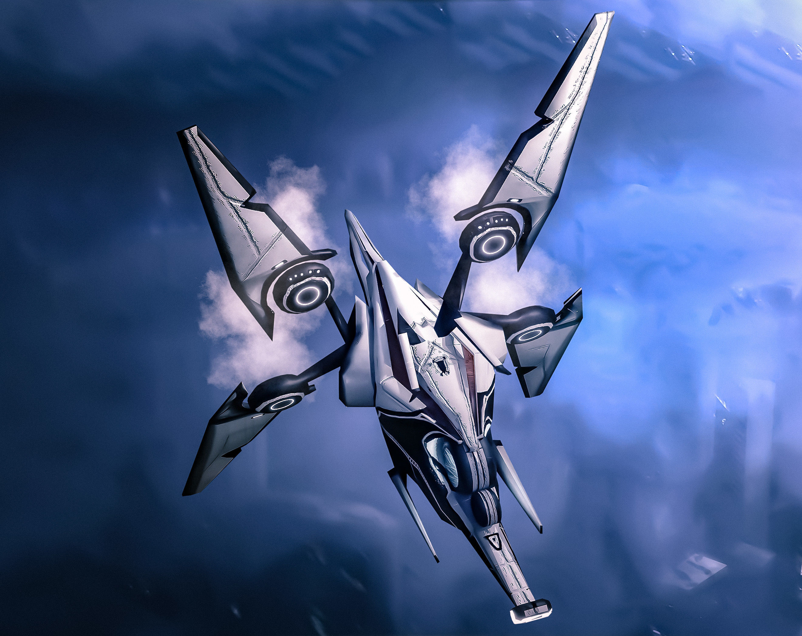 3D model Colibri Drone spaceship VR / AR / low-poly | CGTrader