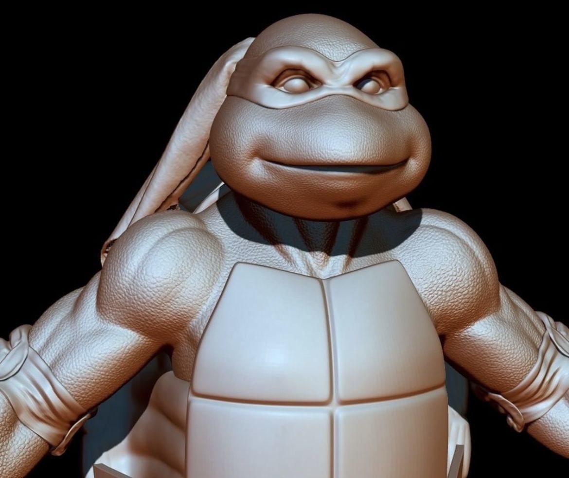3D Print Models X4 Ninja Turtle Heads cosplay TMNT STL 3D model | CGTrader