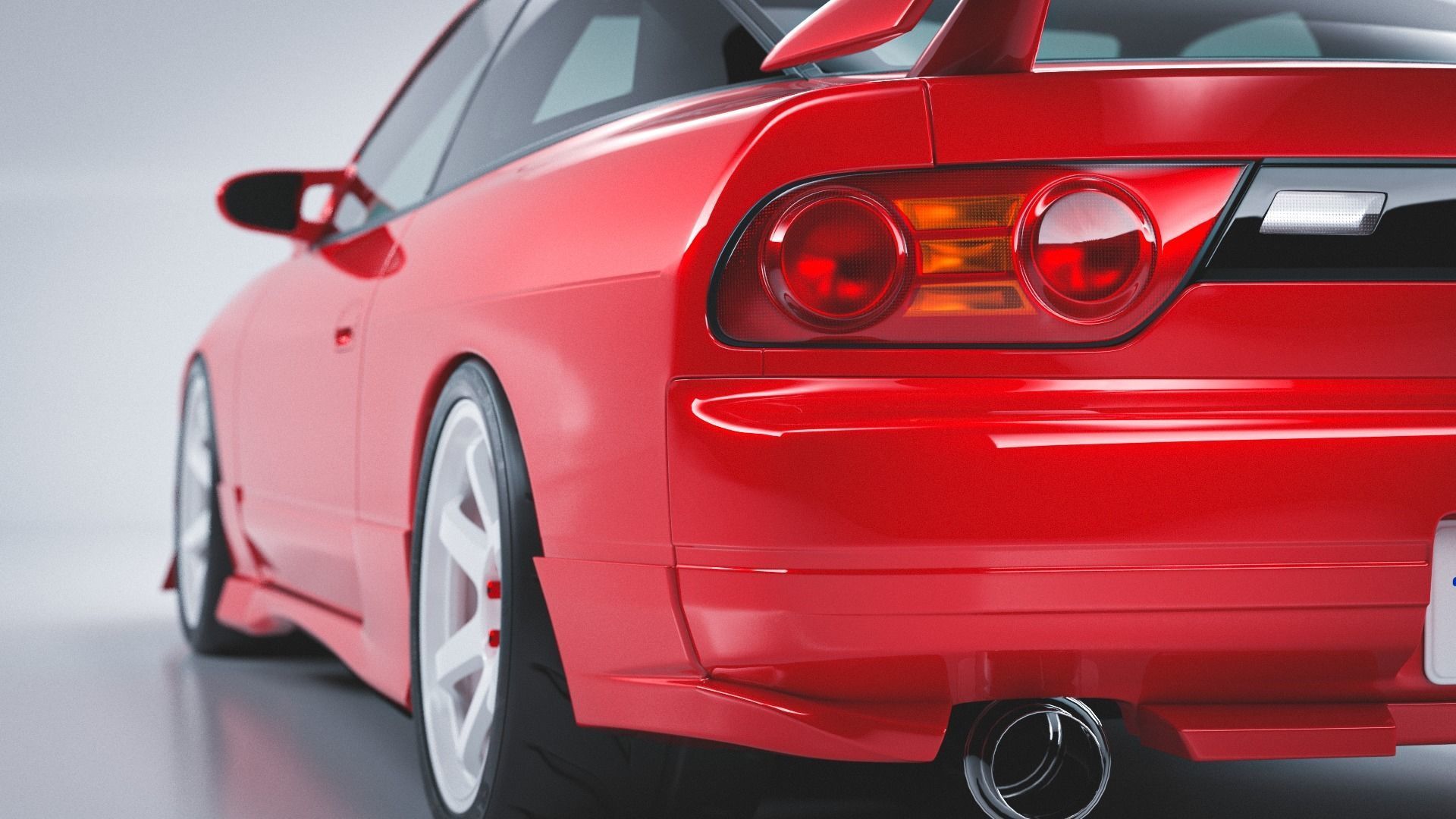 Nissan 180sx S13 Type X 3D model | CGTrader