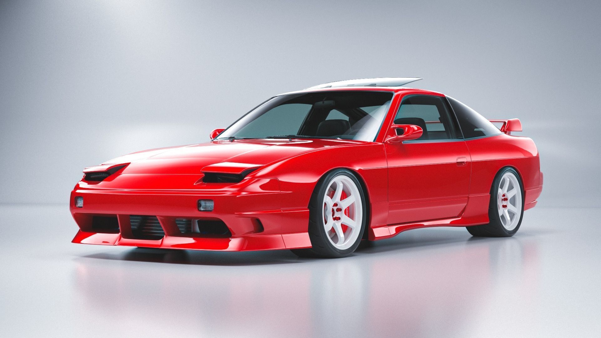 Nissan 180sx S13 Type X 3D model | CGTrader