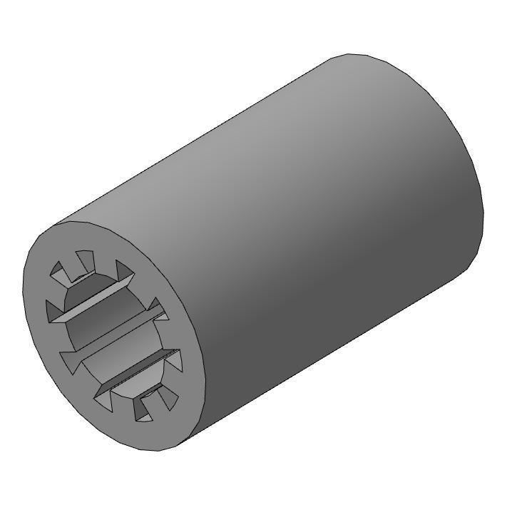 LINEAR BUSH d8 D15 L24 3D model 3D printable | CGTrader
