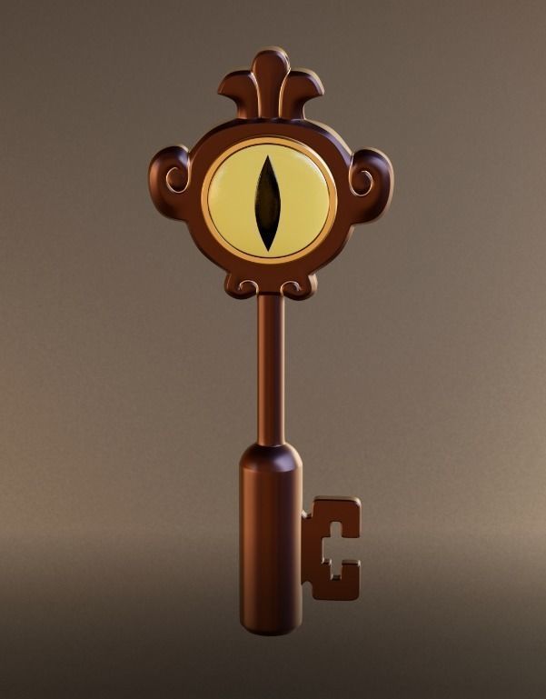 Portal Key 3D model 3D printable | CGTrader