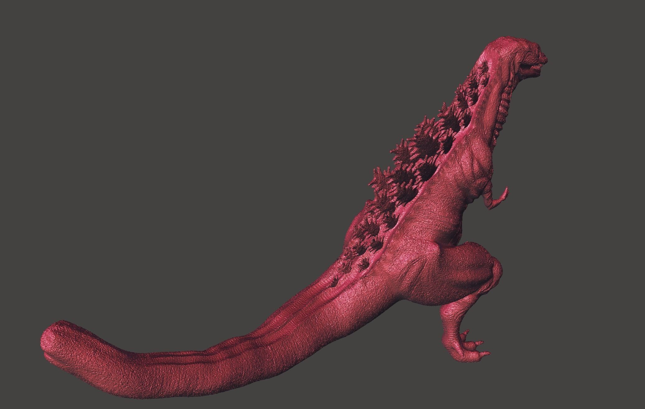 SHINAGAWA KUN SHIN GODZILLA 3RD FORM ULTRA DETAILED STL KAIJU G 3D ...