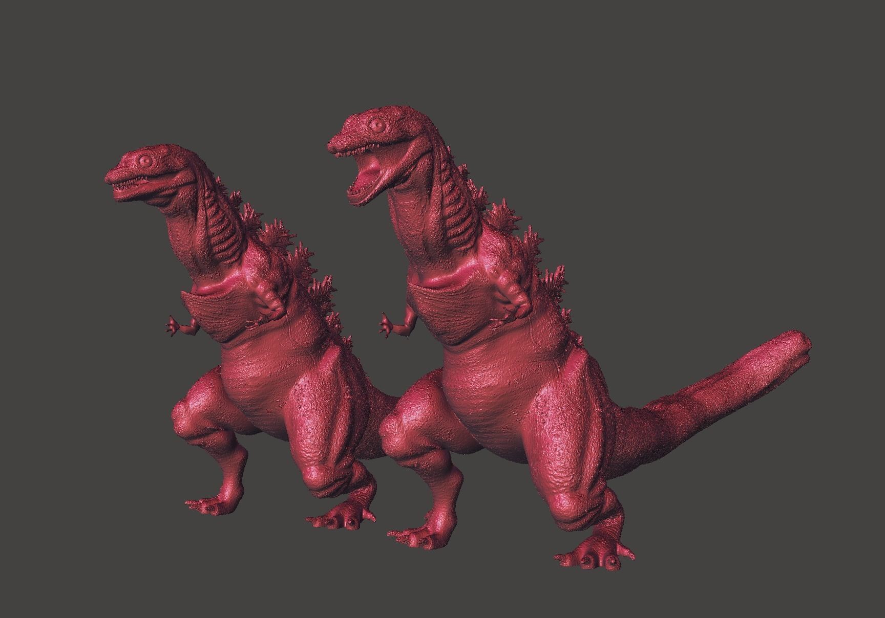 SHINAGAWA KUN SHIN GODZILLA 3RD FORM ULTRA DETAILED STL KAIJU G 3D model 3D printable | CGTrader