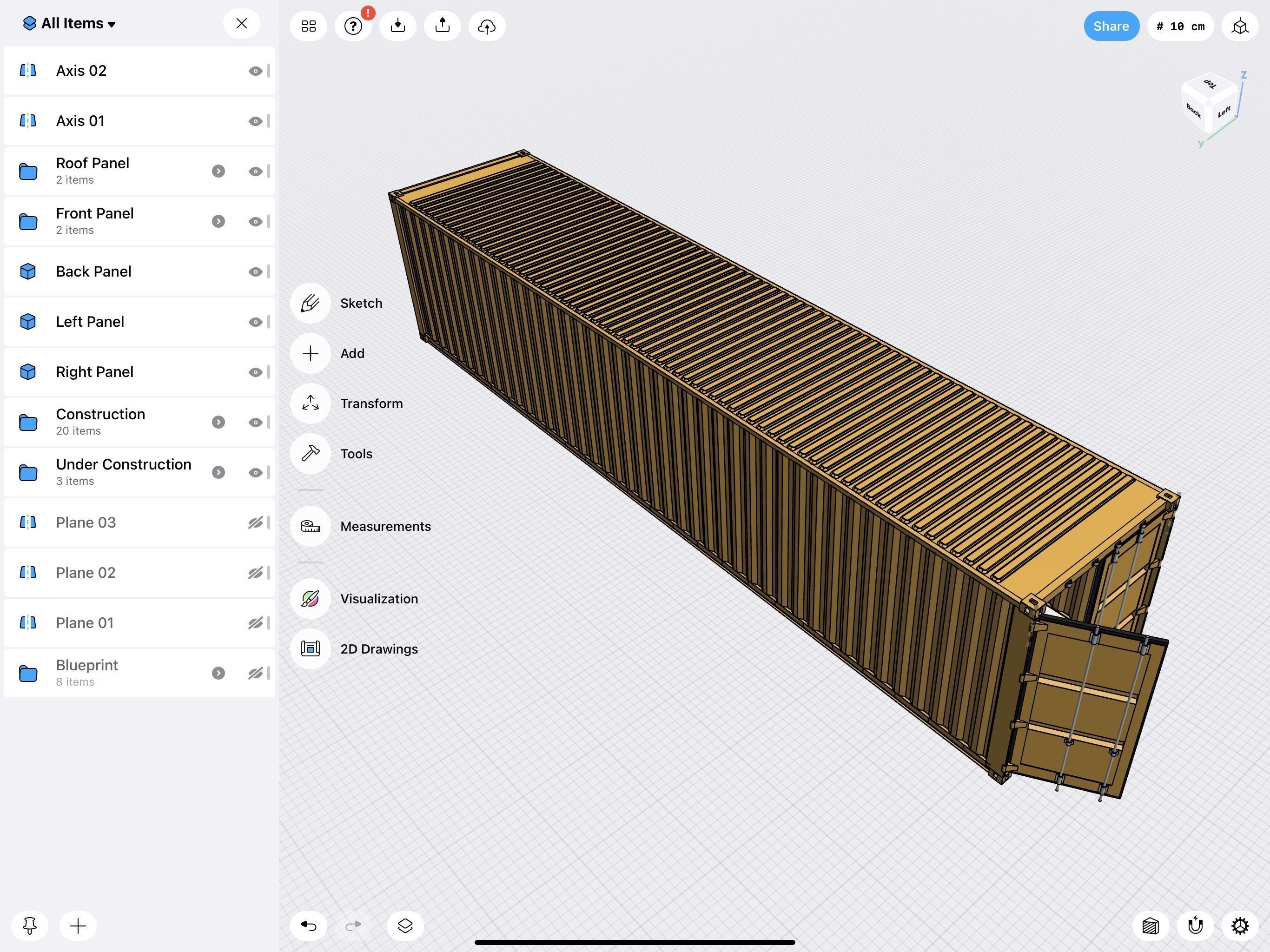 Dry Van 40 Container 3D Model 3D model | CGTrader