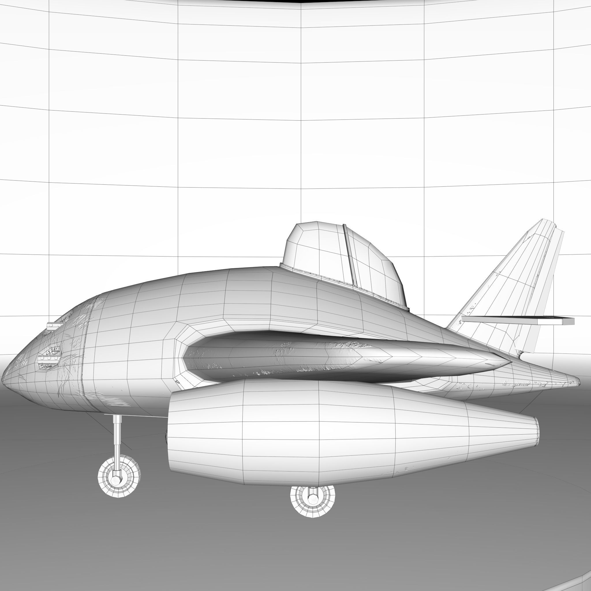 3D model ME 262 VERSION CARTOON VR / AR / low-poly | CGTrader