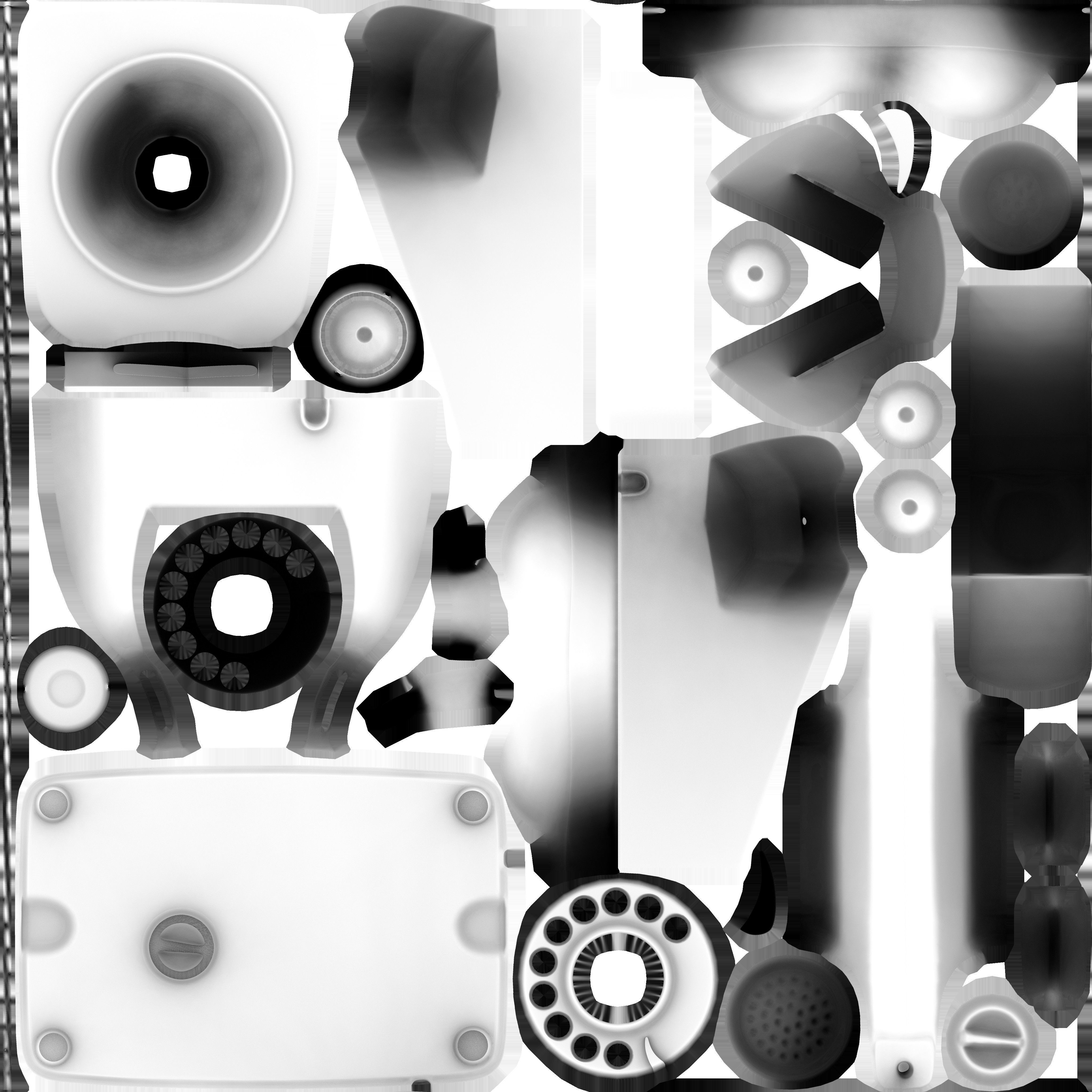 3D model Game Ready Dial Phone VR / AR / low-poly | CGTrader