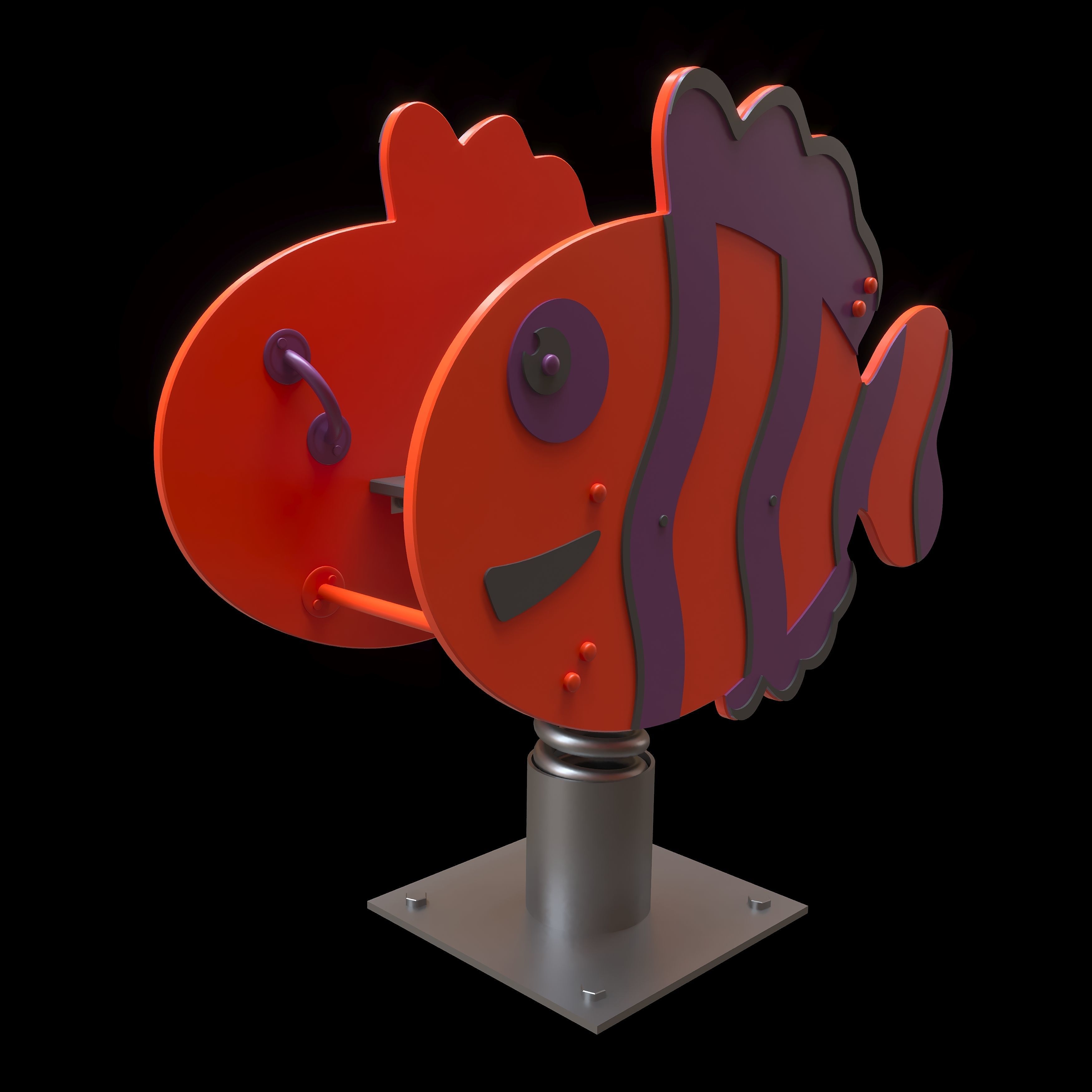 Collection of spring rocker 3D model | CGTrader