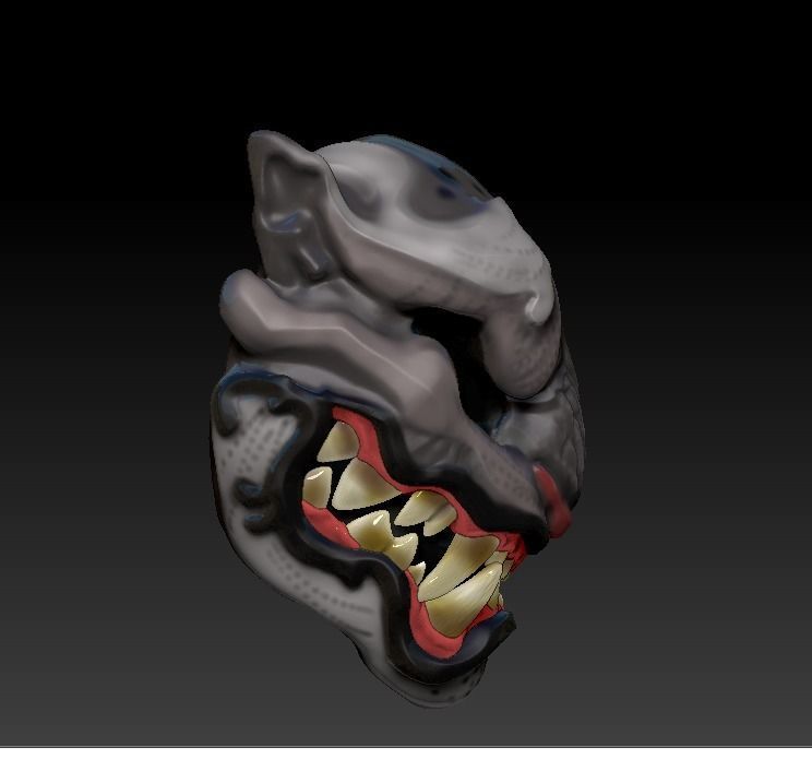 PANTHER MASK MASCARA DE PANTERA 3D model 3D printable | CGTrader