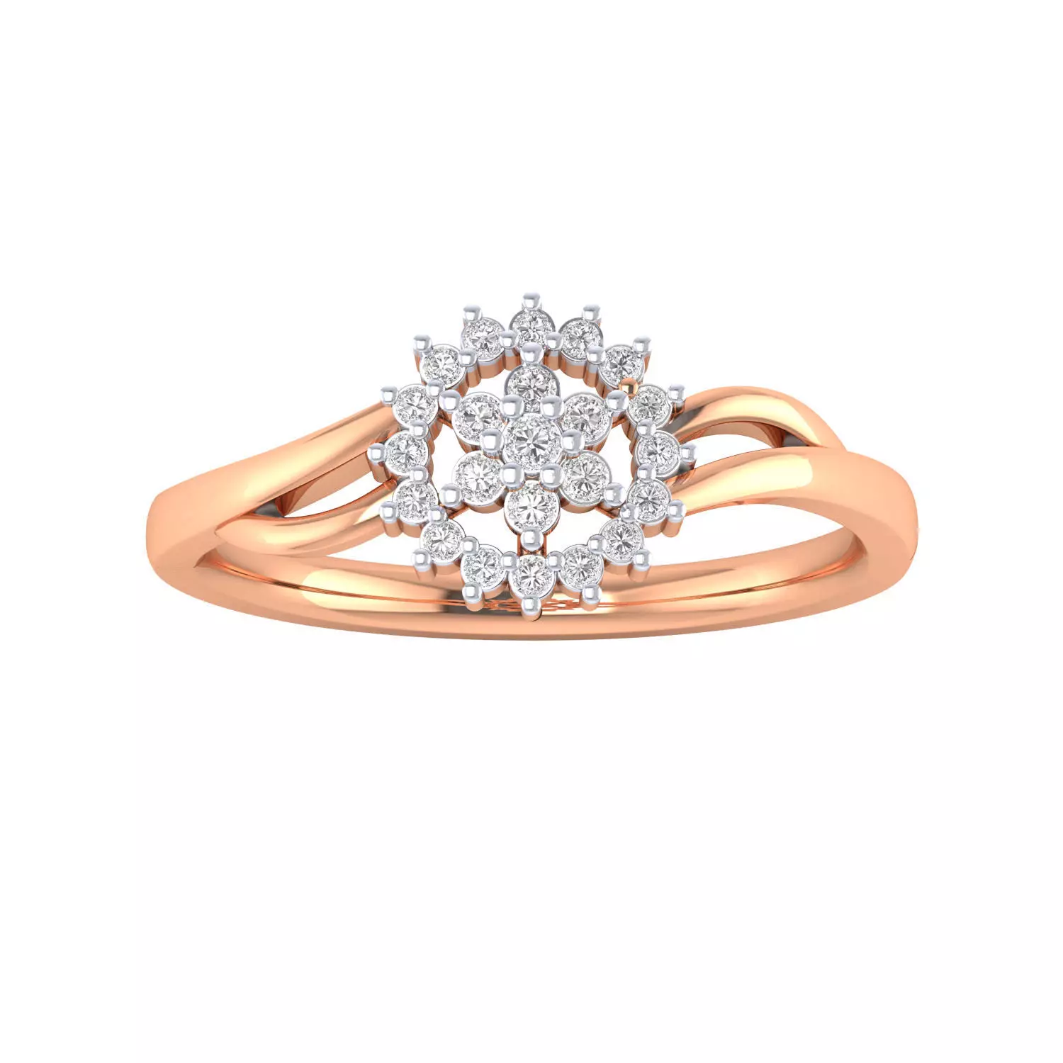 Women Star Ring STL OBJ FBX Renders Details 3D model 3D printable ...