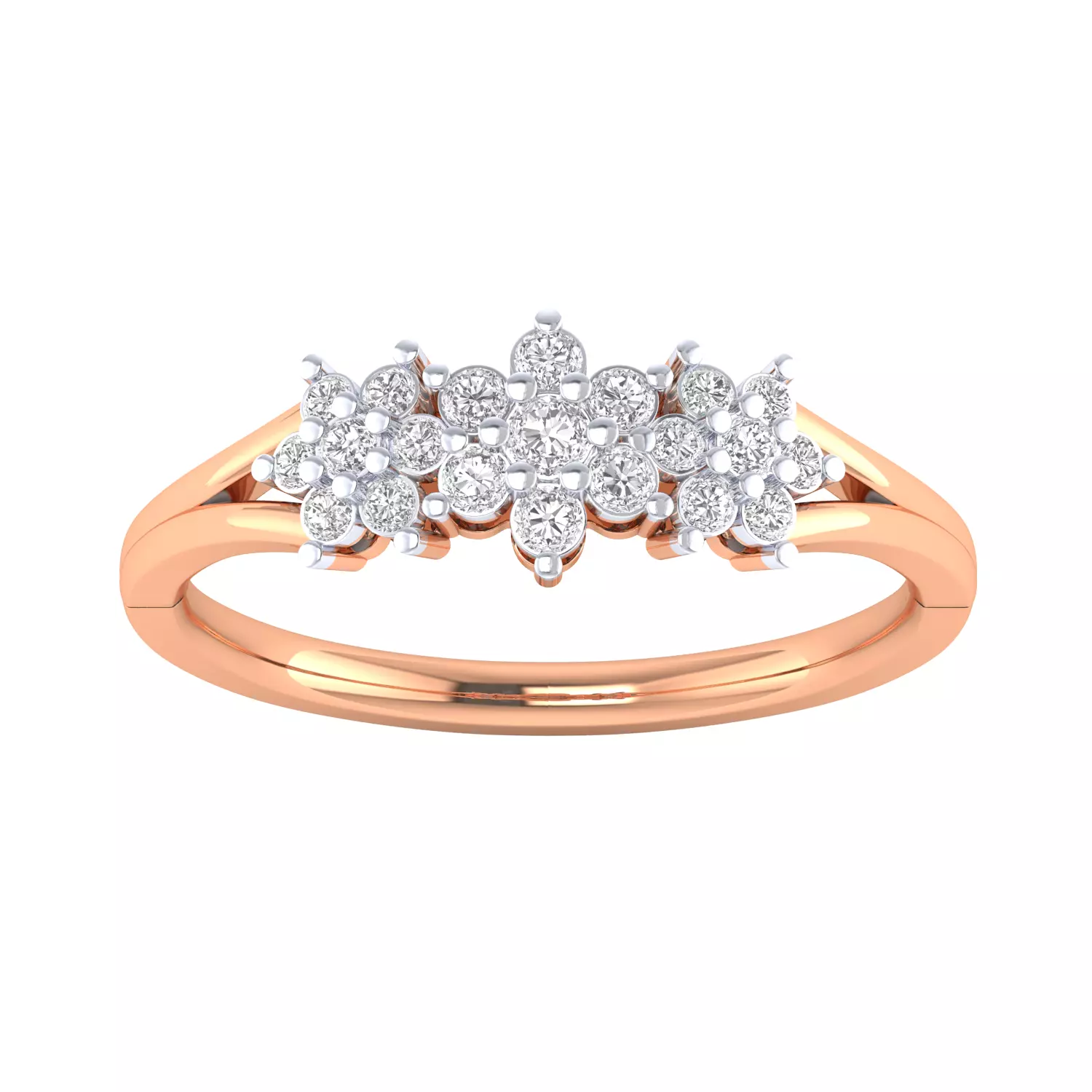 Women Star Ring STL OBJ FBX Renders Details 3D model 3D printable ...