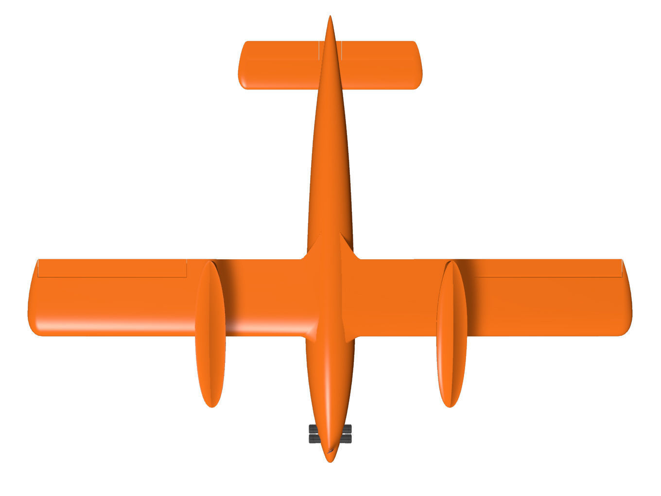 Type1 target plane 3D model | CGTrader