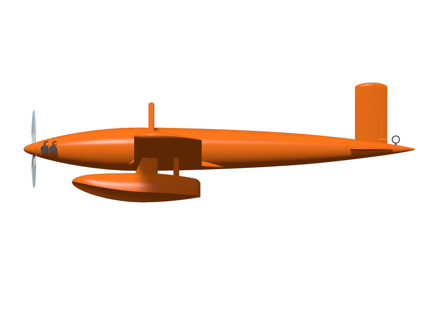 Type1 target plane 3D model | CGTrader