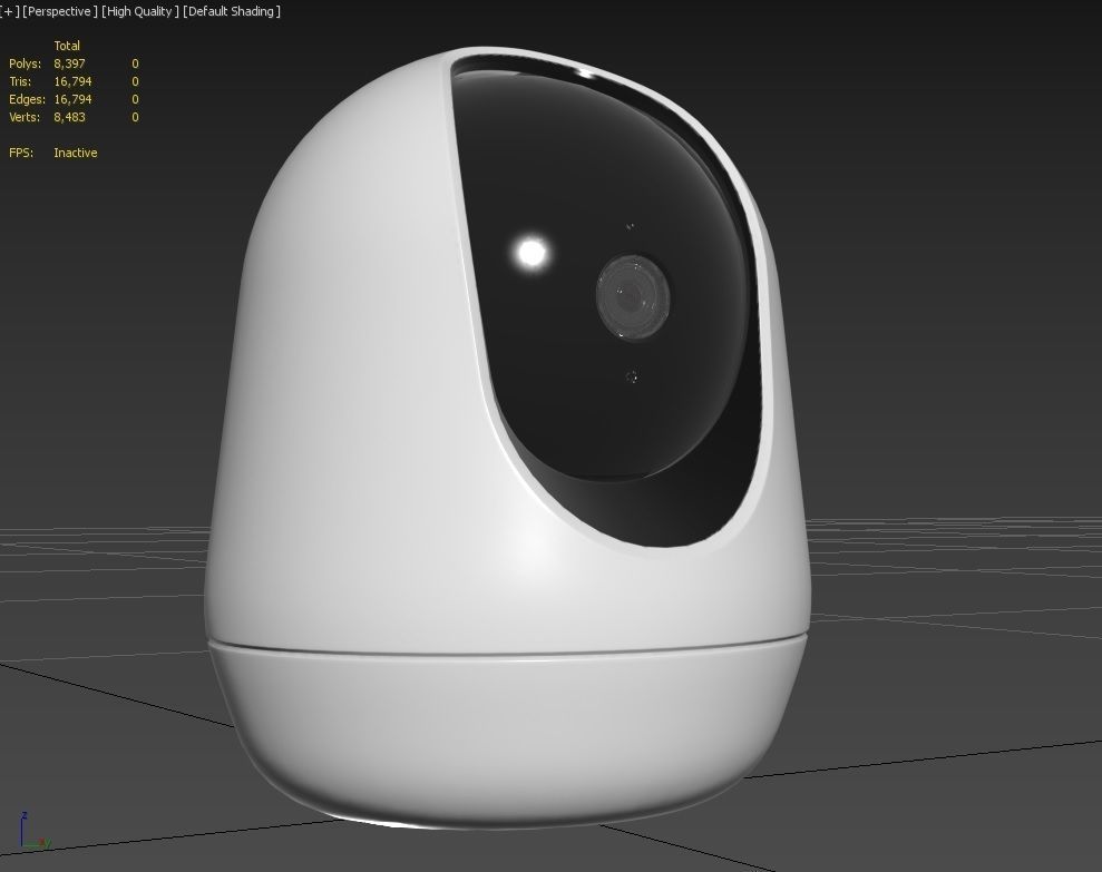 3D Model Collection Security Camera - Col01 5 Models VR / AR / low-poly ...