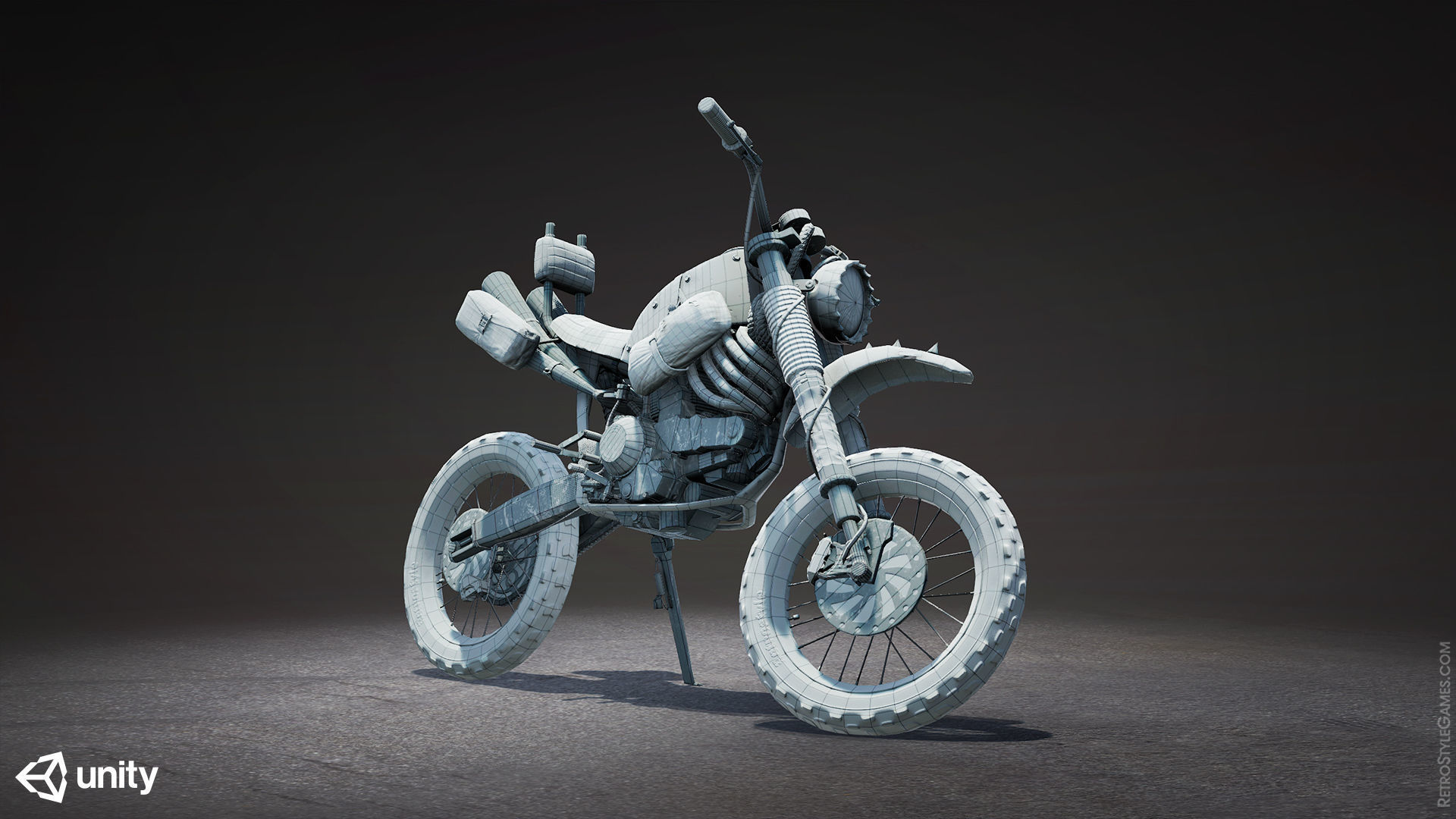 3D model Last Guns - Apocalyptic Buggy and Motorbike Pack VR / AR / low ...