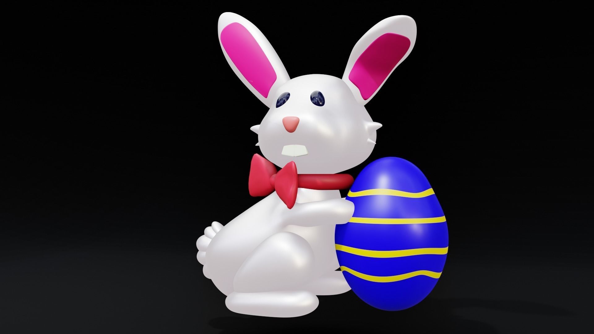 adorable Easter bunny 3D model | CGTrader