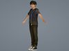 Boys teenagers young students 3D model | CGTrader