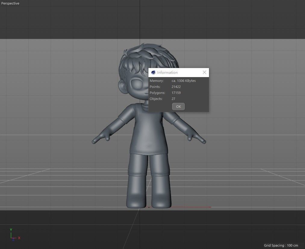 Cartoon Basketball Boy Child Primary School Student 3D model | CGTrader