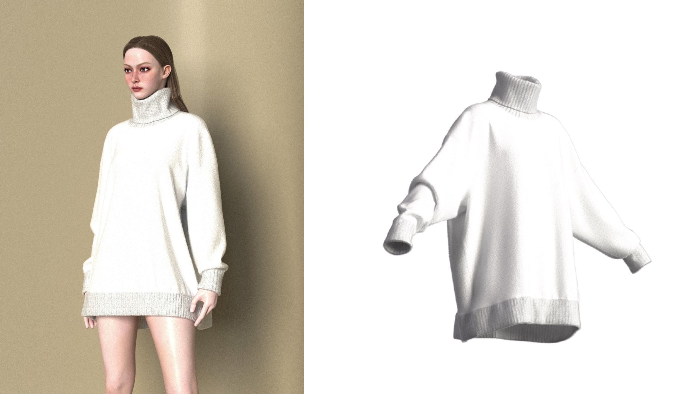 Sweater 3D model | CGTrader