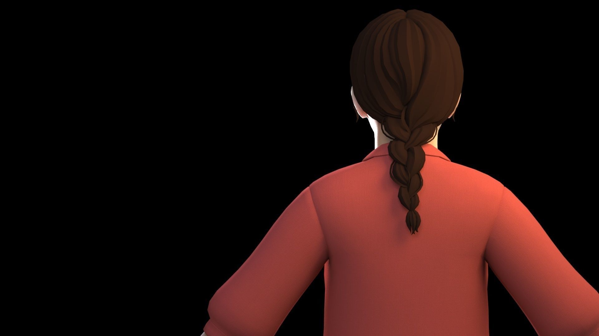 Mother Auntie Rural Old Lady Realistic Figure 3D model | CGTrader
