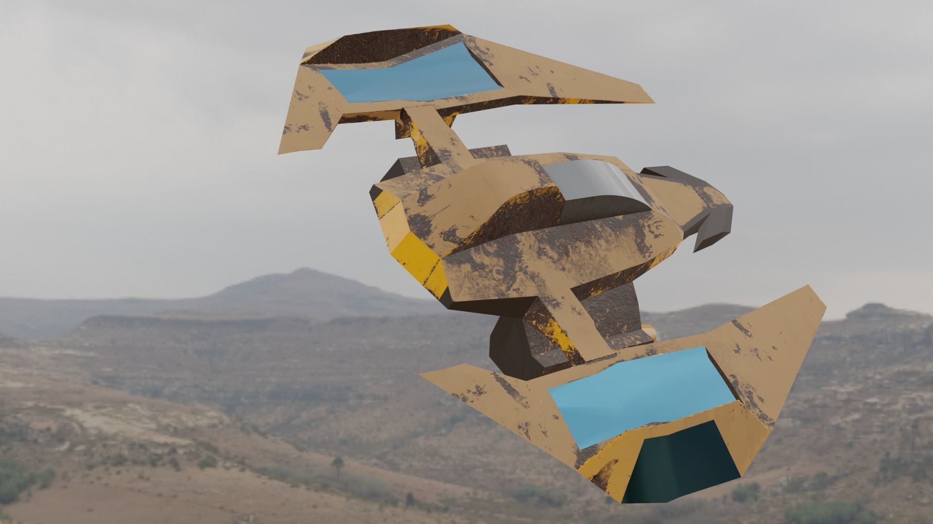 Spaceship is a low Poly classical design perfect for space free VR / AR ...