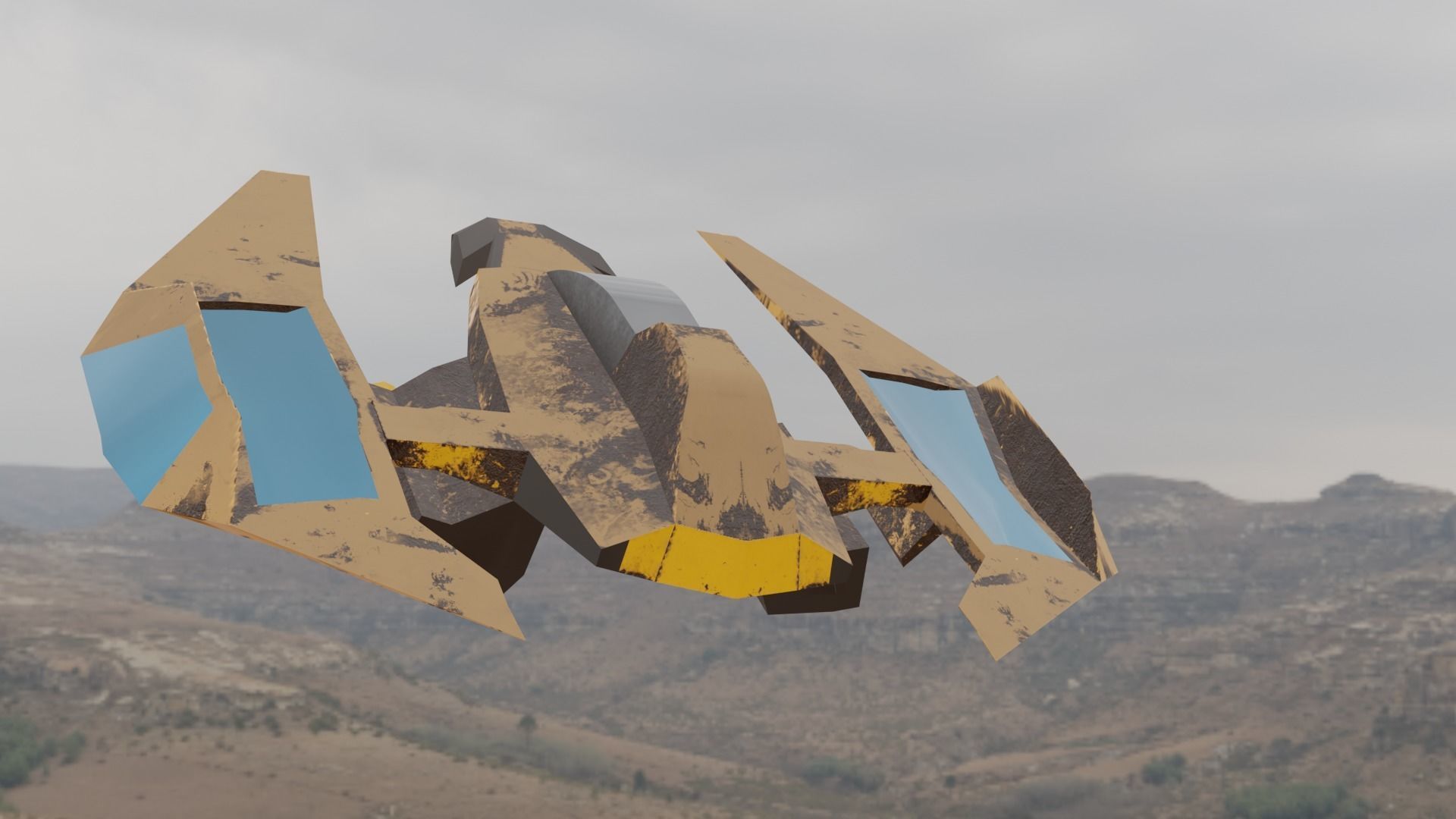 Spaceship is a low Poly classical design perfect for space free VR / AR ...