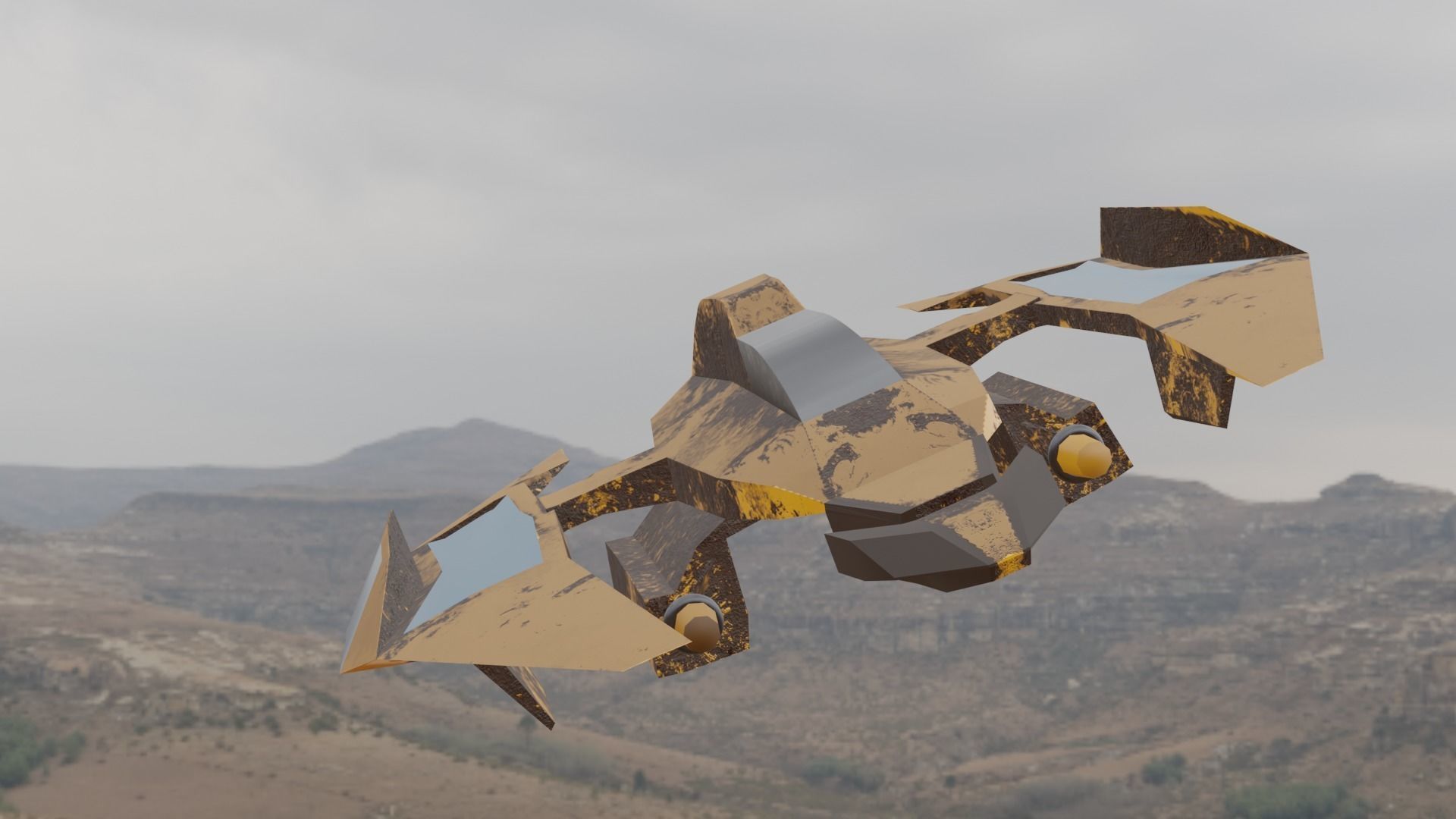 Spaceship is a low Poly classical design perfect for space free VR / AR ...