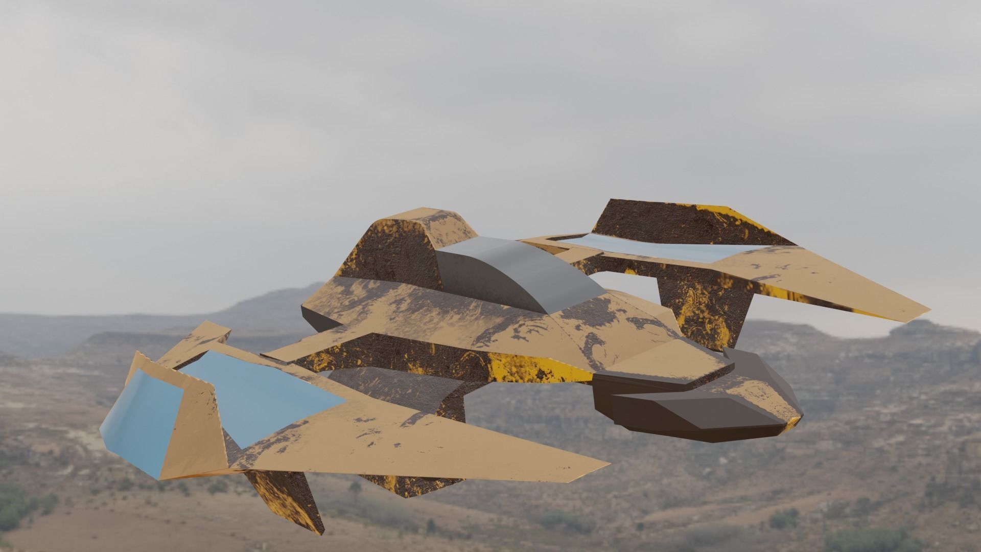 Spaceship is a low Poly classical design perfect for space free VR / AR ...