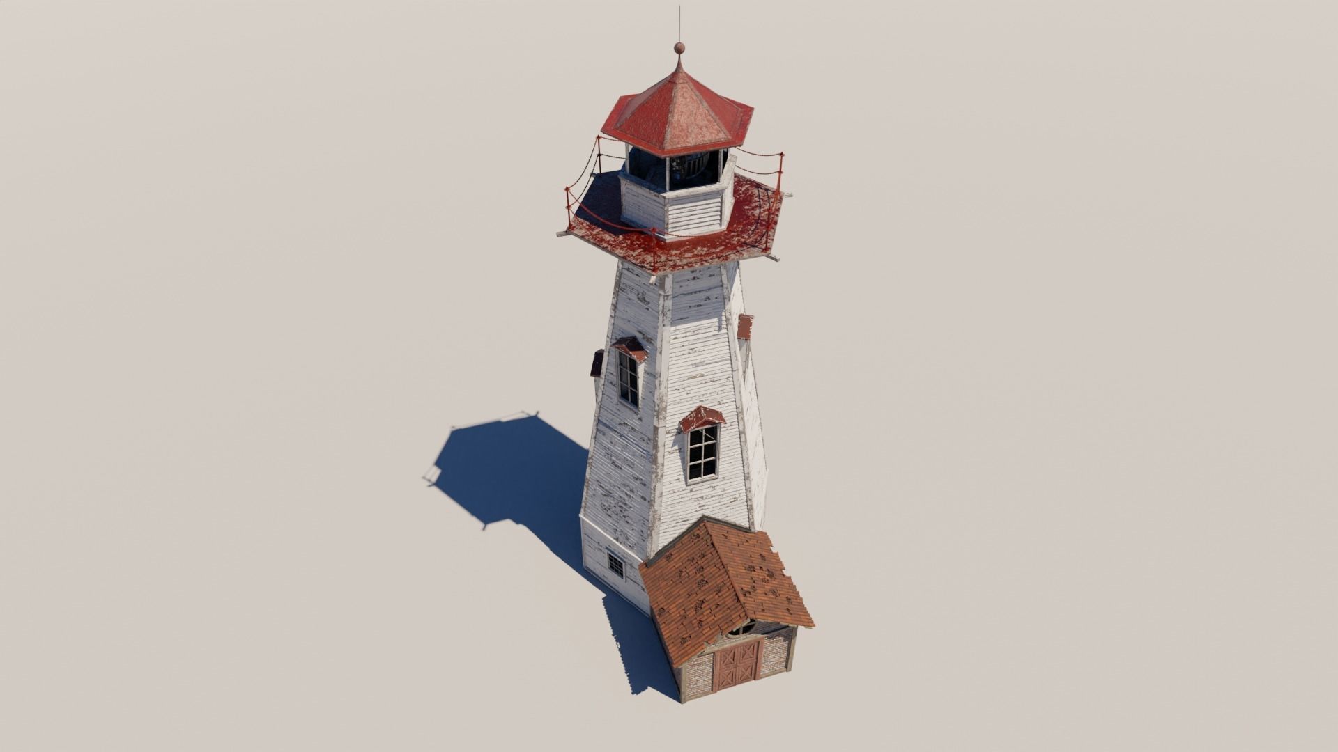 Wooden Lighthouse 3D model | CGTrader