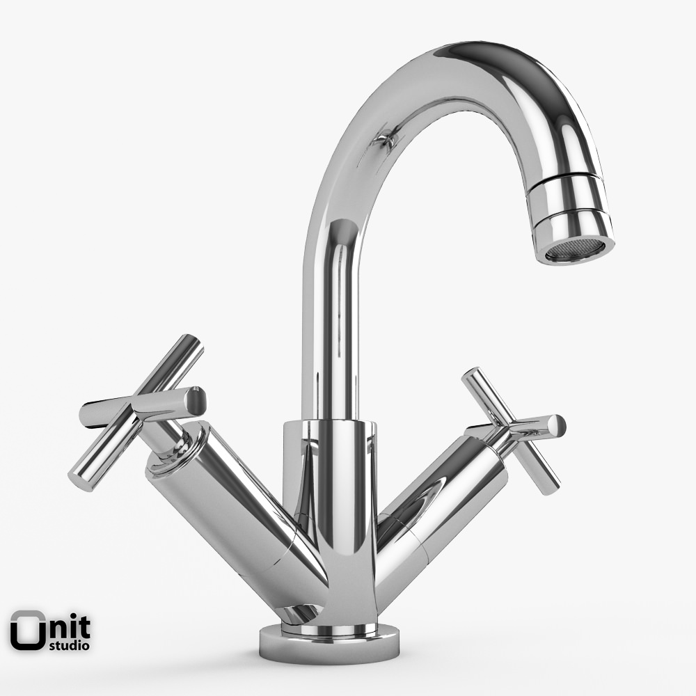 Bathroom Faucets Collection Hudson Reed Helix 3D model | CGTrader