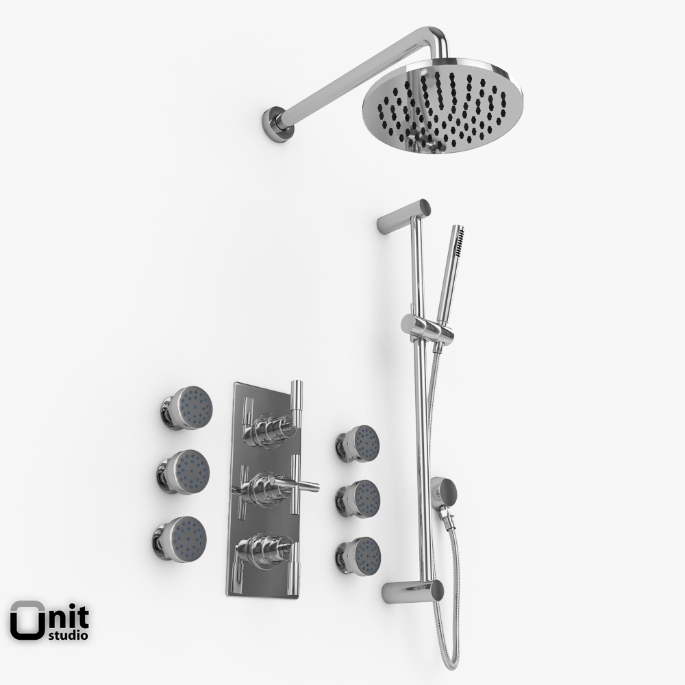 Bathroom Faucets Collection Hudson Reed Helix 3D model | CGTrader