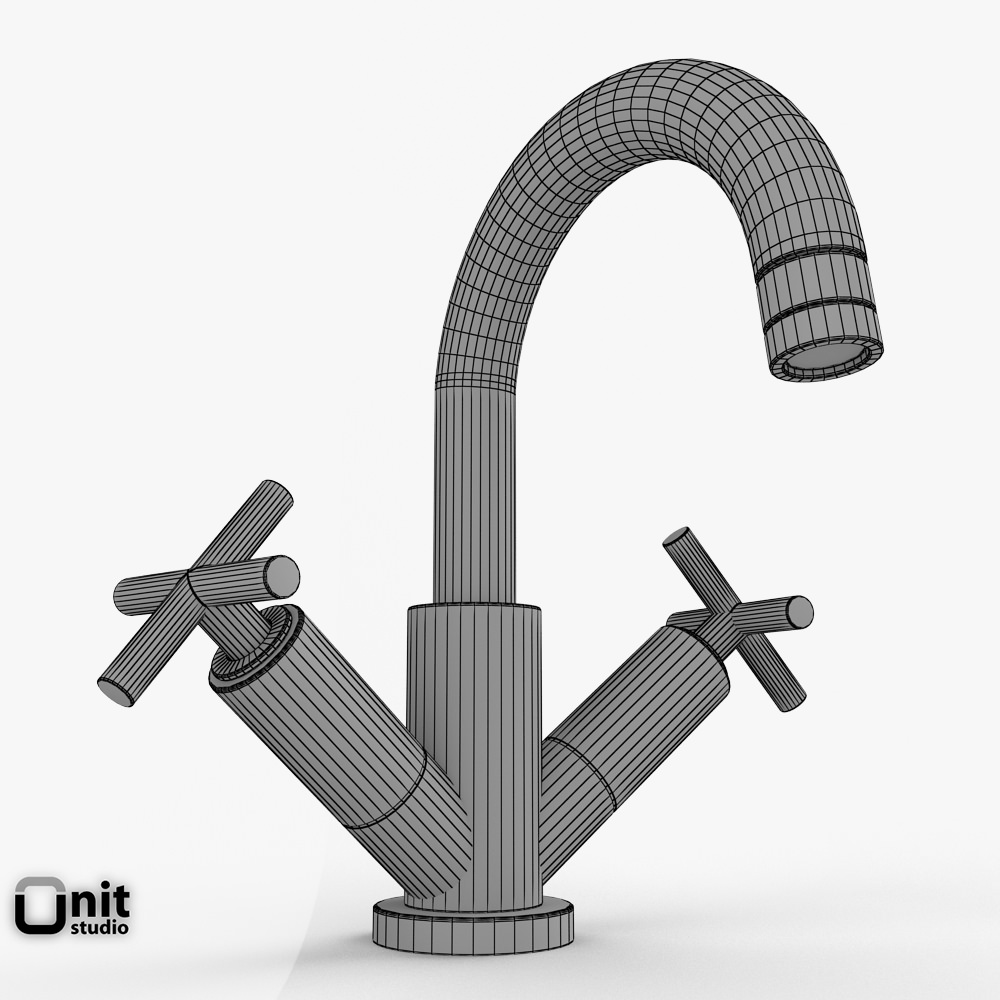 Bathroom Faucets Collection Hudson Reed Helix 3D model | CGTrader