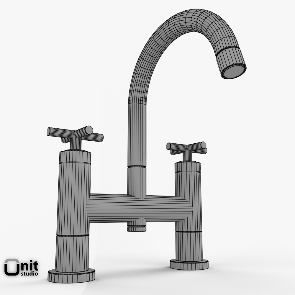 Bathroom Faucets Collection Hudson Reed Helix 3D model | CGTrader