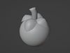 3D model Low Poly Mangosteen 3D Model VR / AR / low-poly | CGTrader